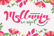 Mellania Script - Bold Script, a Script Font by PutraCetol Studio