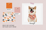 Dog Patterns & clipart, a Pattern Graphic by I Draw Illustrations