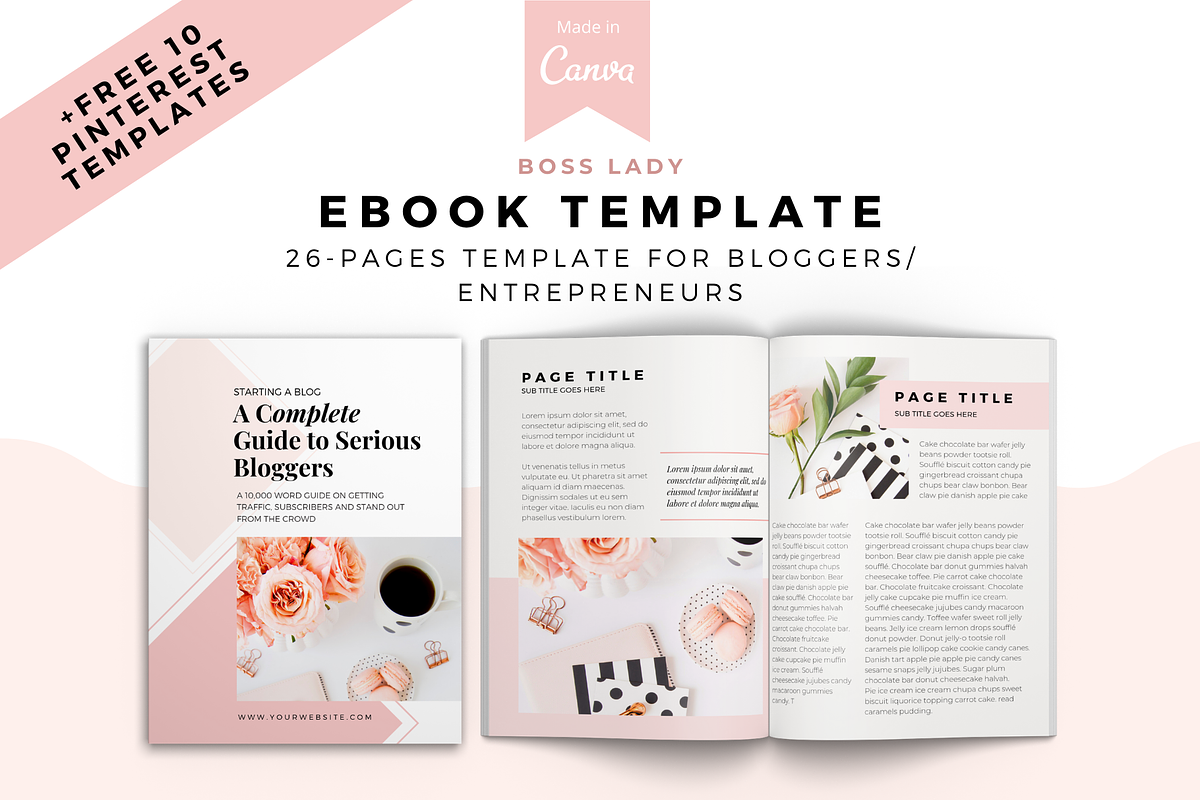 Boss Lady Ebook Canva Template