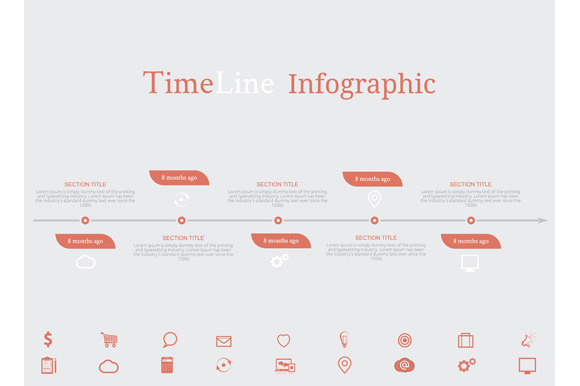 Timeline Infographic with Diagram, a Graphic by robuart