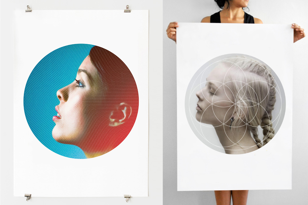 Circular Image Masks - Ai & Ps, a Layer Style Add-On by Offset