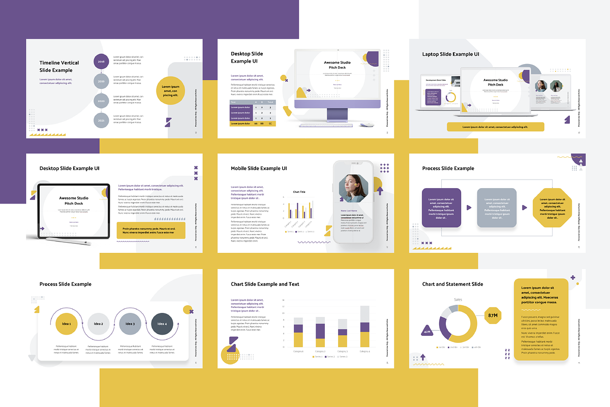 Geometric - Google Slides Template, a Presentation Template by chio ...