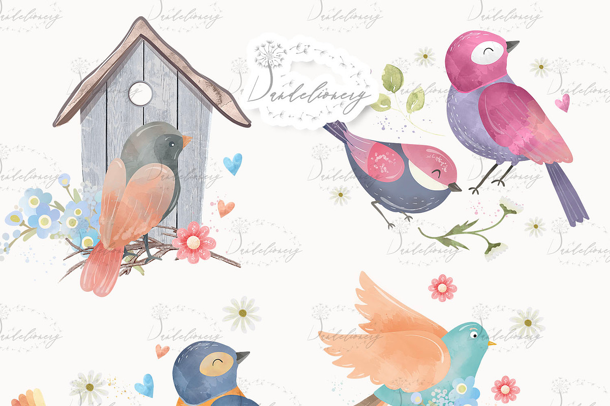 Birds design, an Animal Illustration by designloverstudio