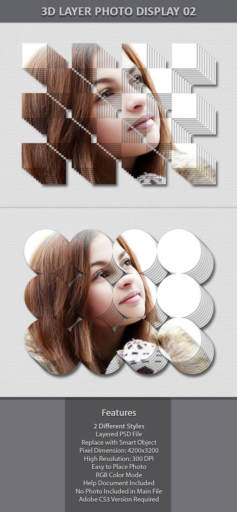 3D Layer Photo Display 2 | Actions ~ Creative Market