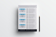 Event Schedule | MS Word & Indesign, a Flyer Template by obayes ...