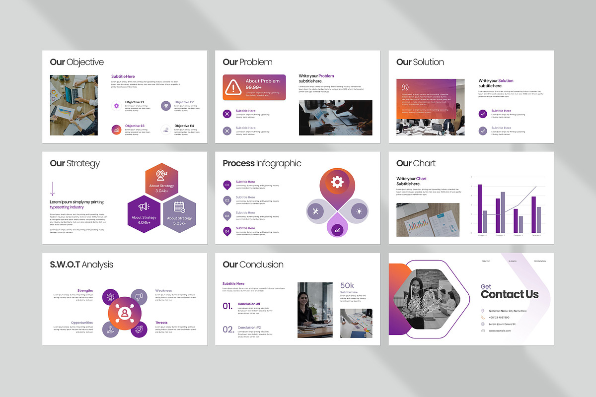 Investor Pitch Deck Template, a Presentation Template by evgenystudio