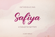 Safiya, a Script Font by ARToni