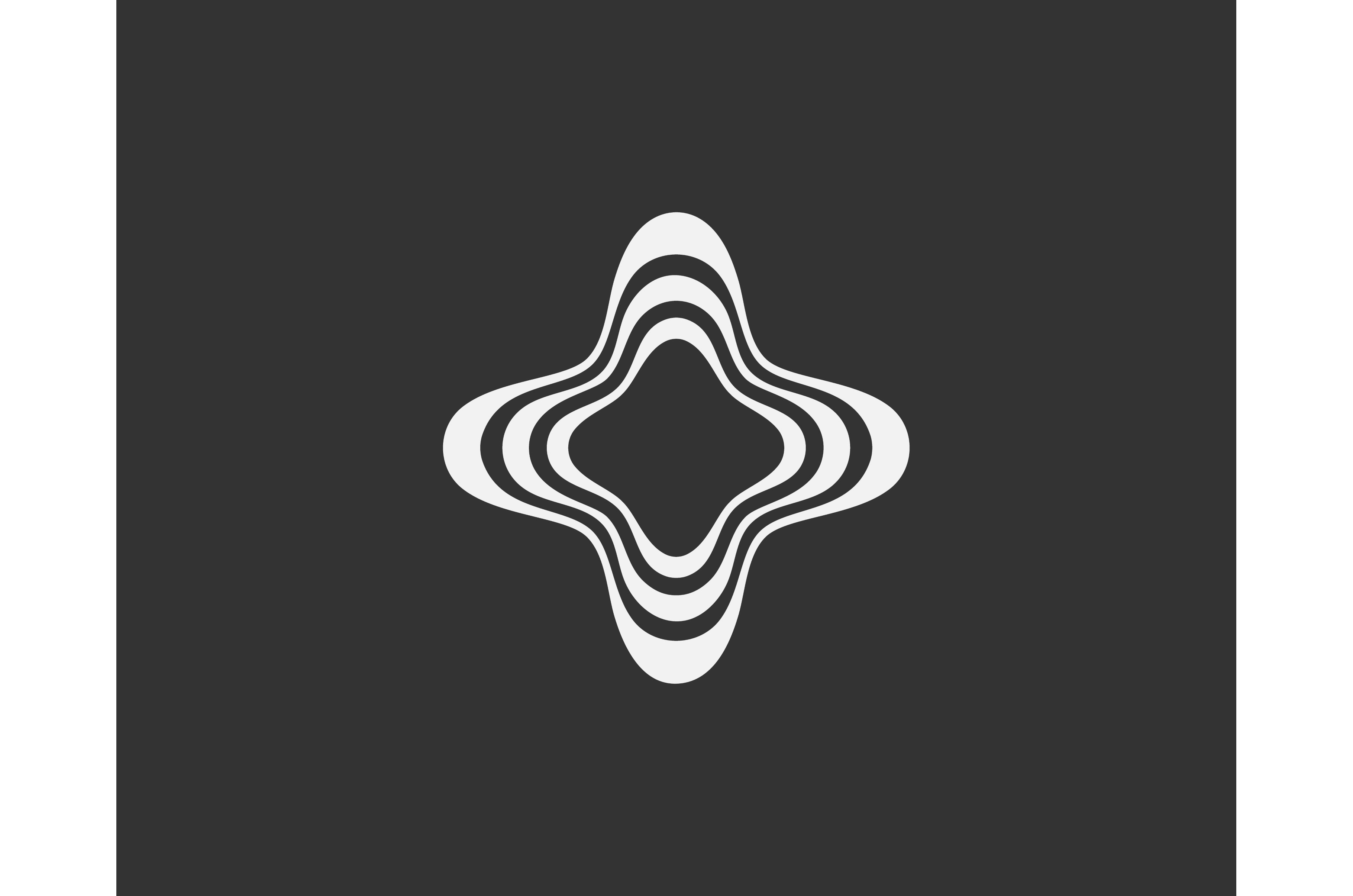 Abstract waves, distortion logo, a Branding & Logo Template by Bureau