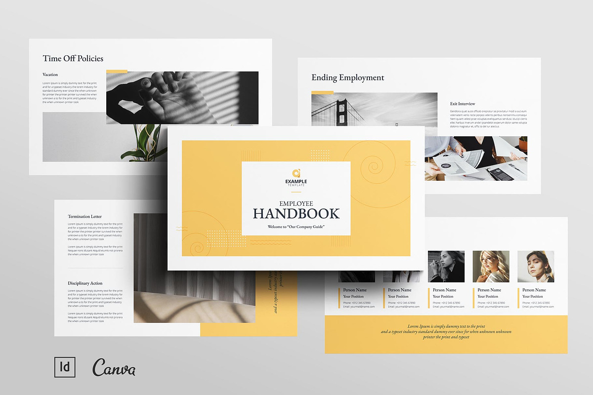 Employee Handbook Presentation, a Presentation Template by TemplatesForest