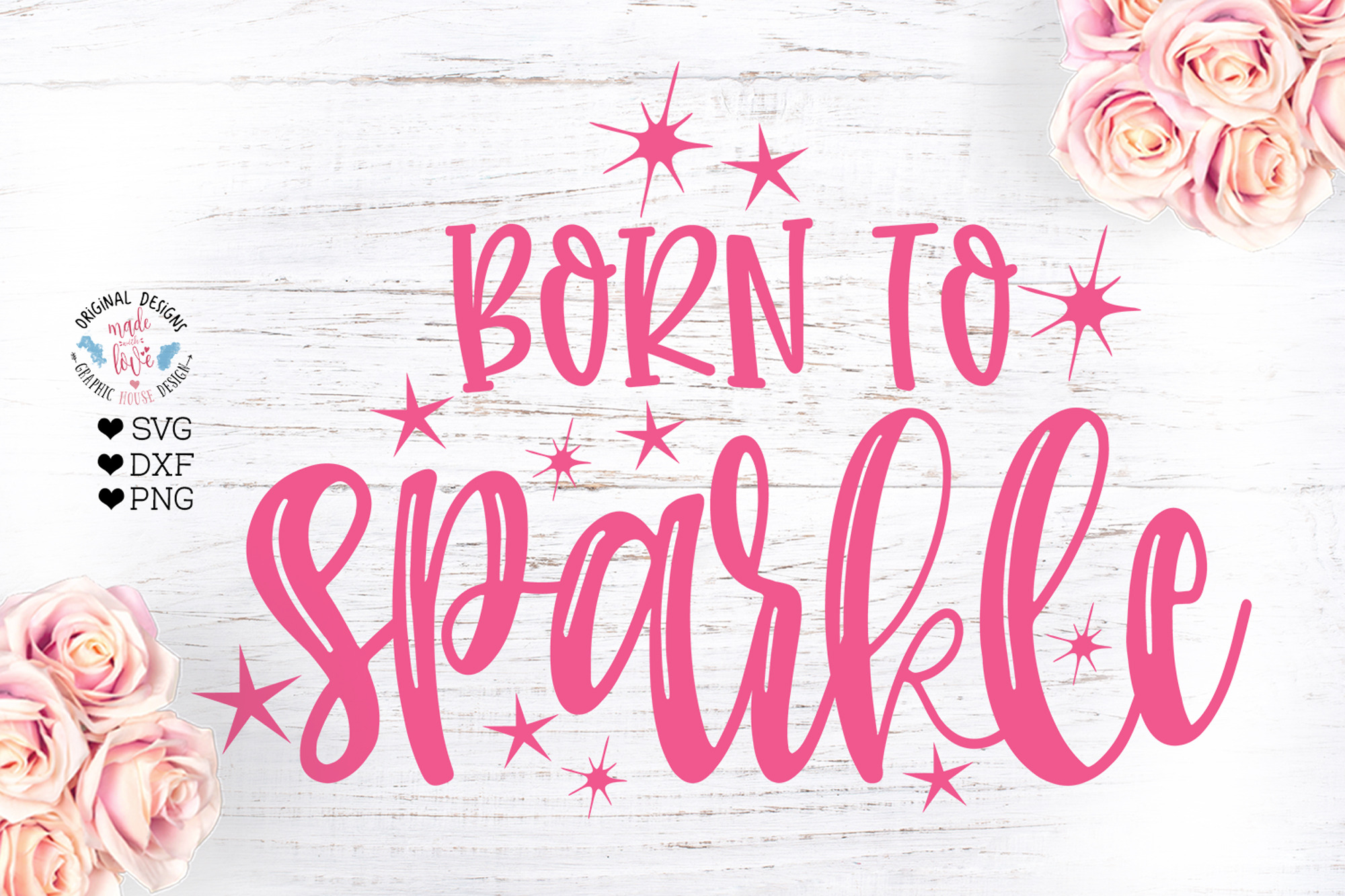 Born to Sparkle, an Illustration by Graphic House Design P.C