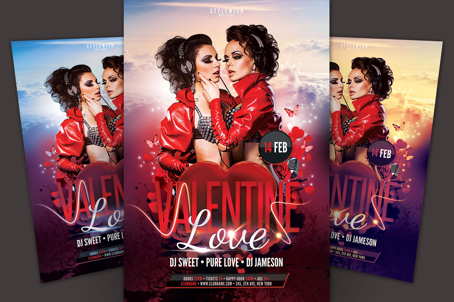 Valentine Love Flyer, a Flyer Template by styleWish