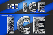 Realistic Ice Styles, a Layer Style Add-On by CleanLines