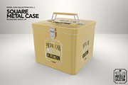 Square Metal Case Mockup, a Packaging Mockup by INCDesign