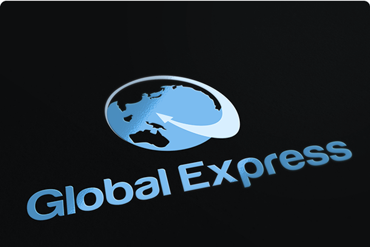Global Express Logo Design, a Branding & Logo Template by free2fonts
