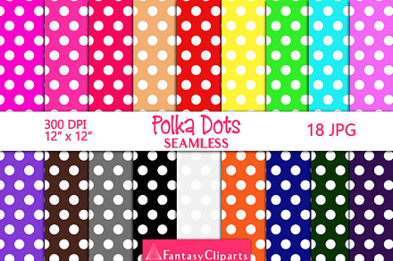 Textured Polka Dot Paper Pack Set1 | Graphic Patterns ~ Creative Market