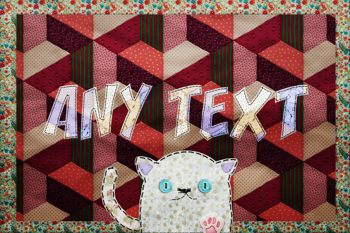 PATCHWORK Effect Photoshop TOOLKIT, a Layer Style Add-On by Graphic Spirit