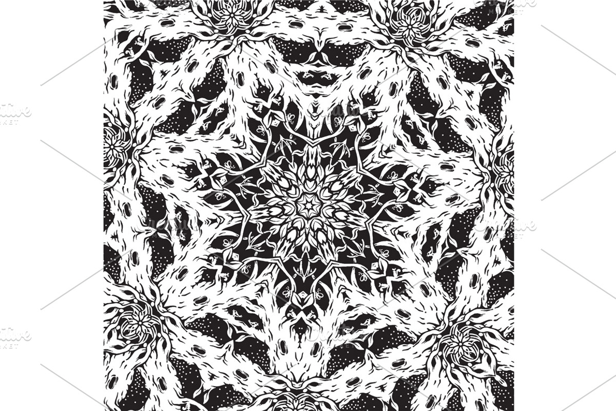 Vector tree pattern, a Decorative Illustration by Bubert Art