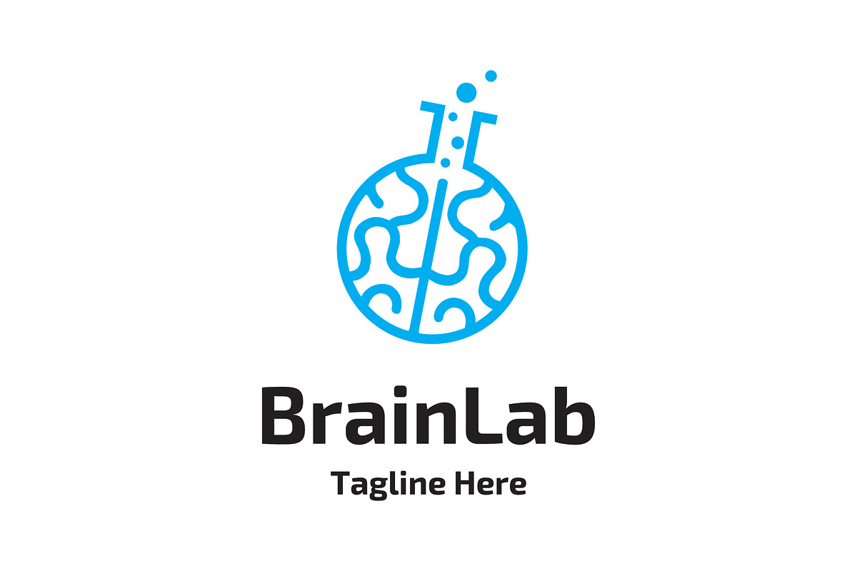 Brain Lab Logo Icon, a Branding & Logo Template by ZHR Creative