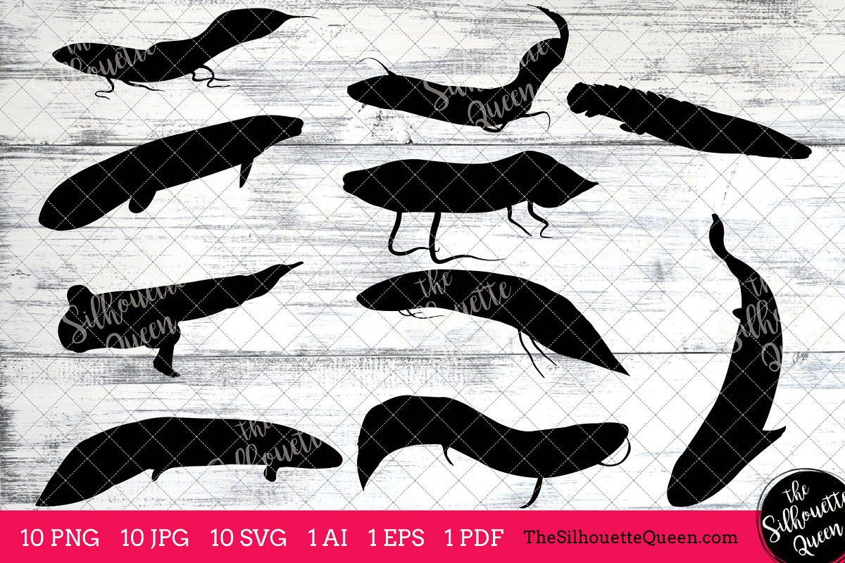 Lungfish Silhouette Vector Graphics, an Object Graphic by The ...
