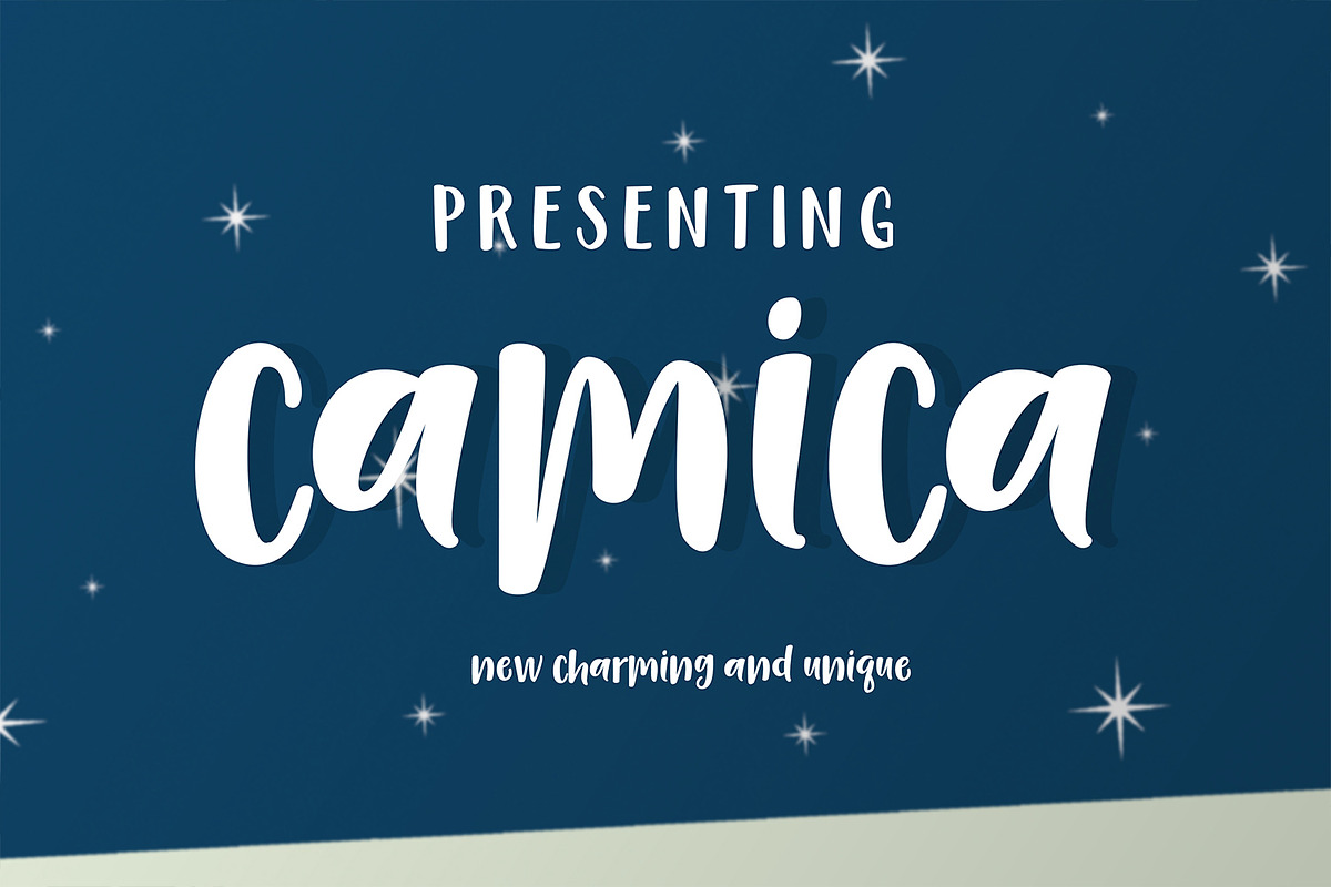 Camica, a Script Font by Genesis Lab