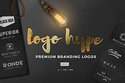 20 modern logos - hype vol. 01, a Branding & Logo Template by Nues Design