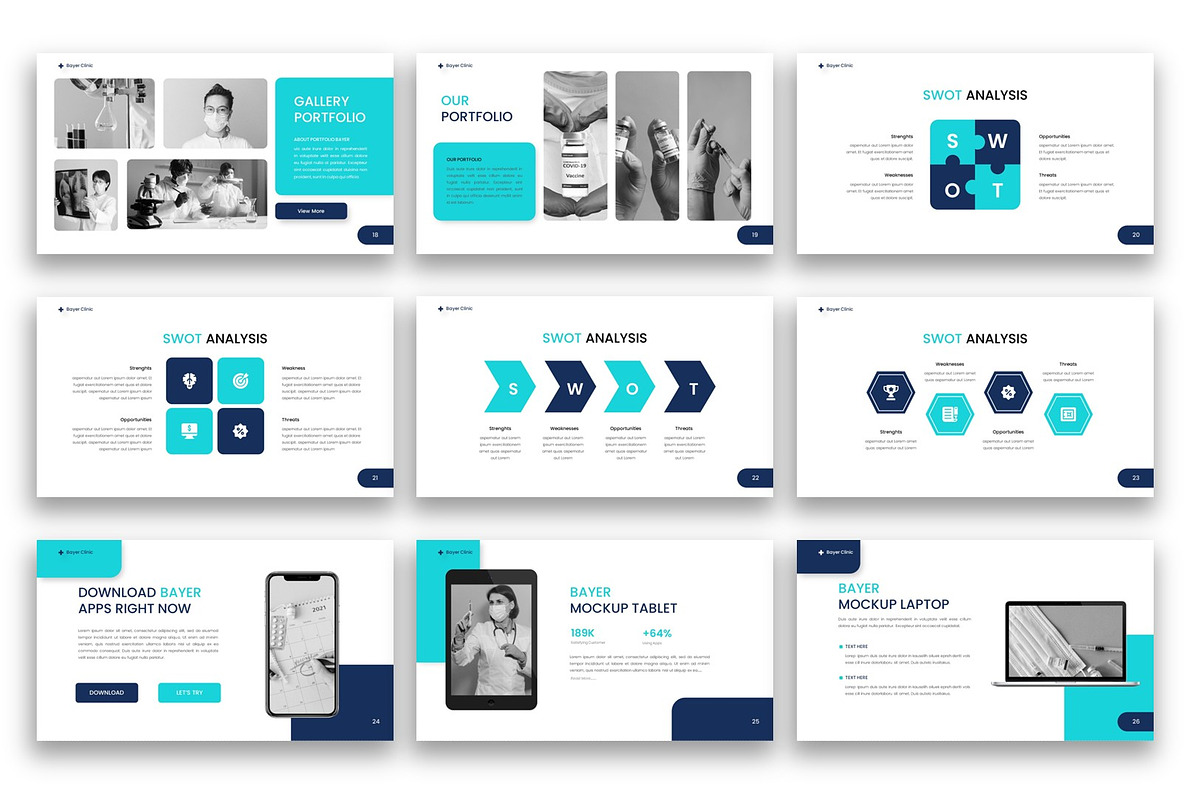 Bayer-Medical PowerPoint Template, a Presentation Template by ...