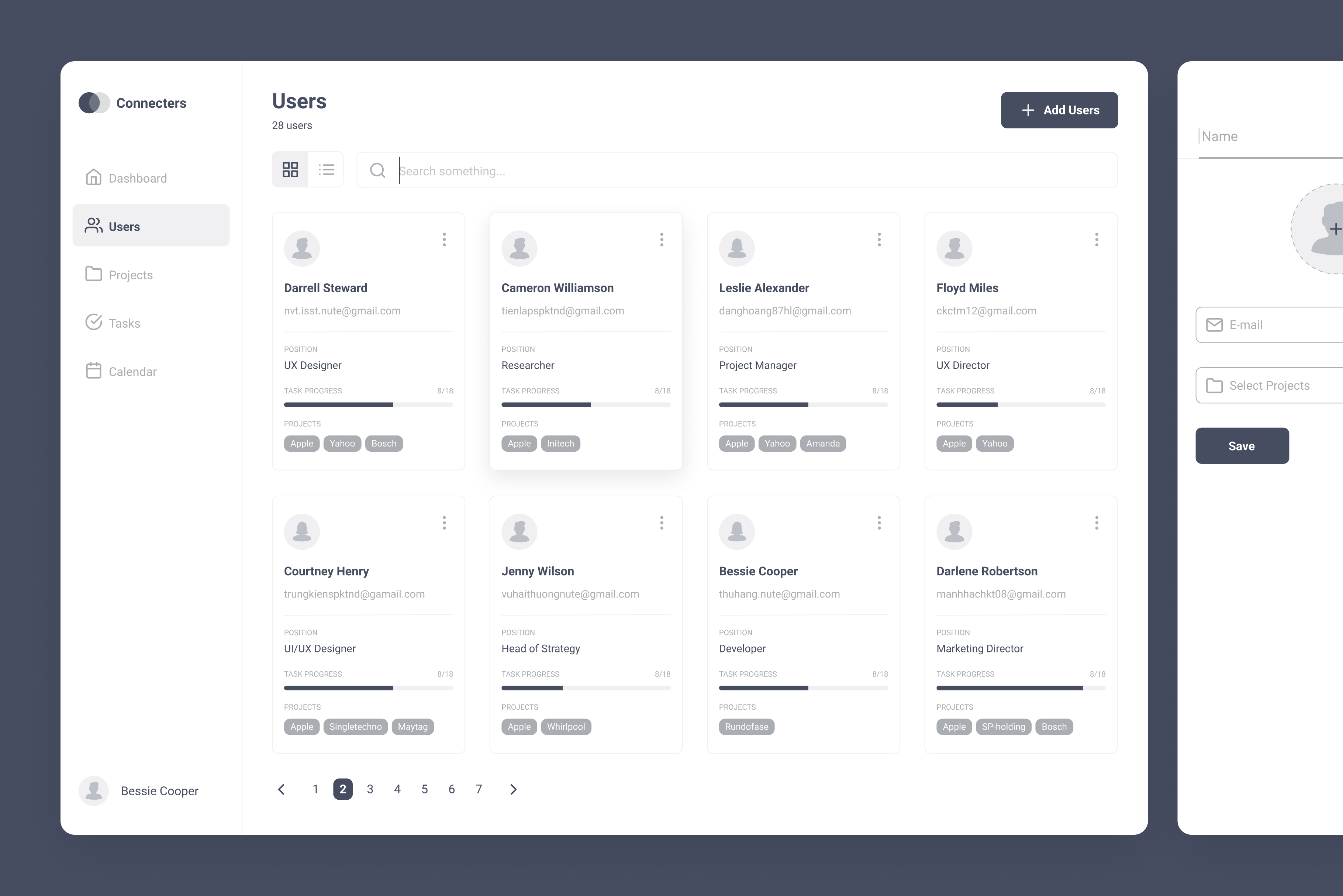 CRM Wireframe Kit. Dashboard UI kit | Creative Market