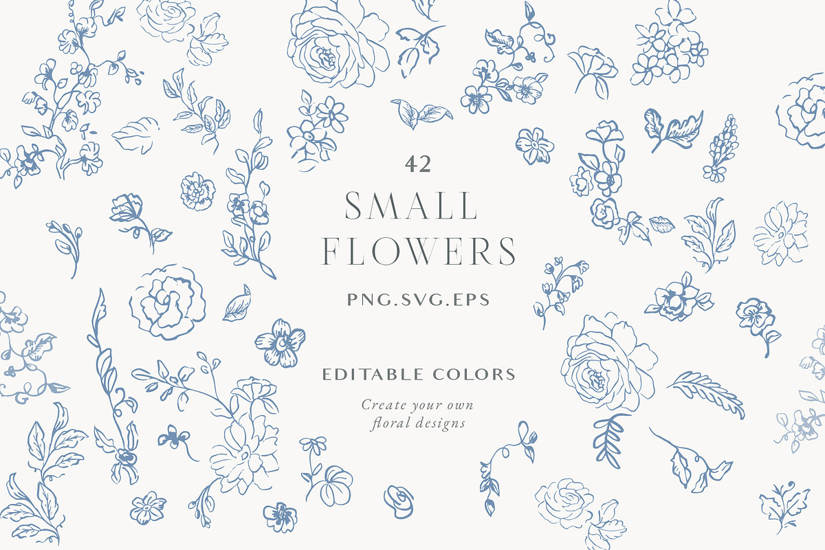 Vintage Victorian Line art wedding set