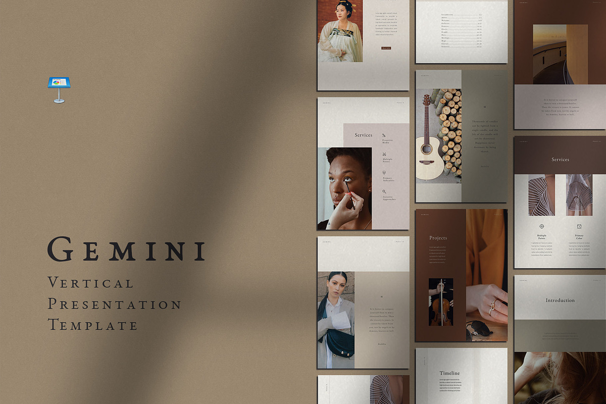 Gemini Complete Pack, a Presentation Template by SlideStation