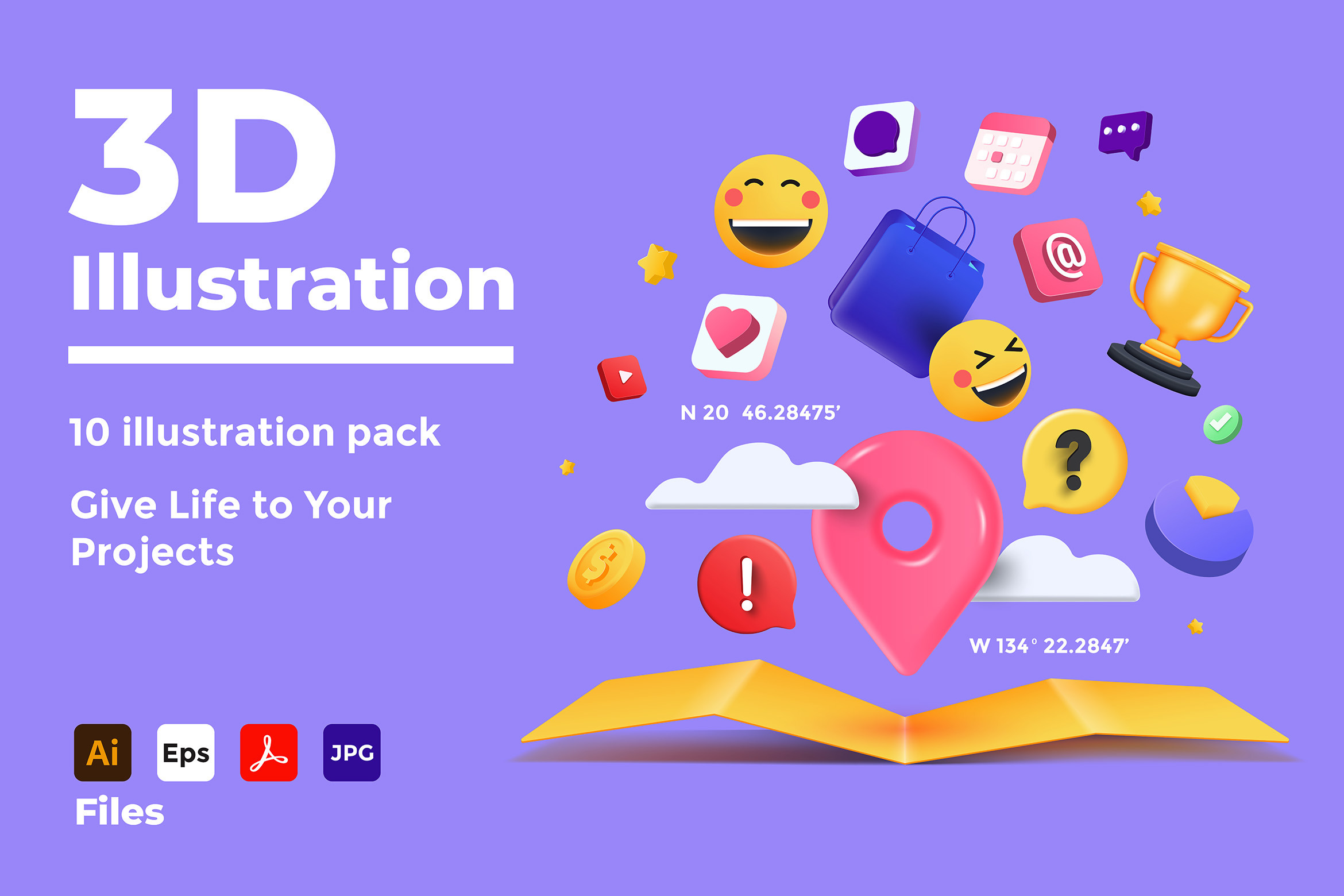 Modern 3d illustration on various to, an Object Graphic by Creative ...