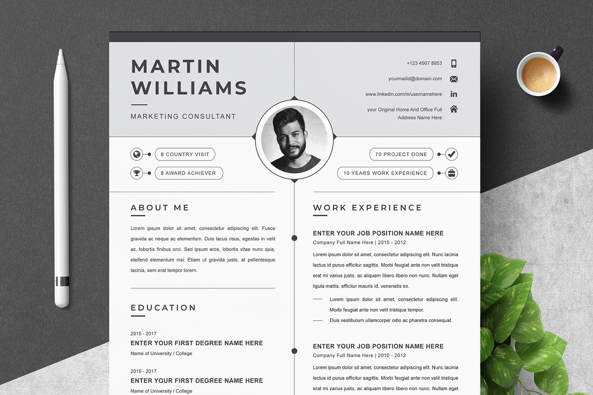 Infographic Resume Template