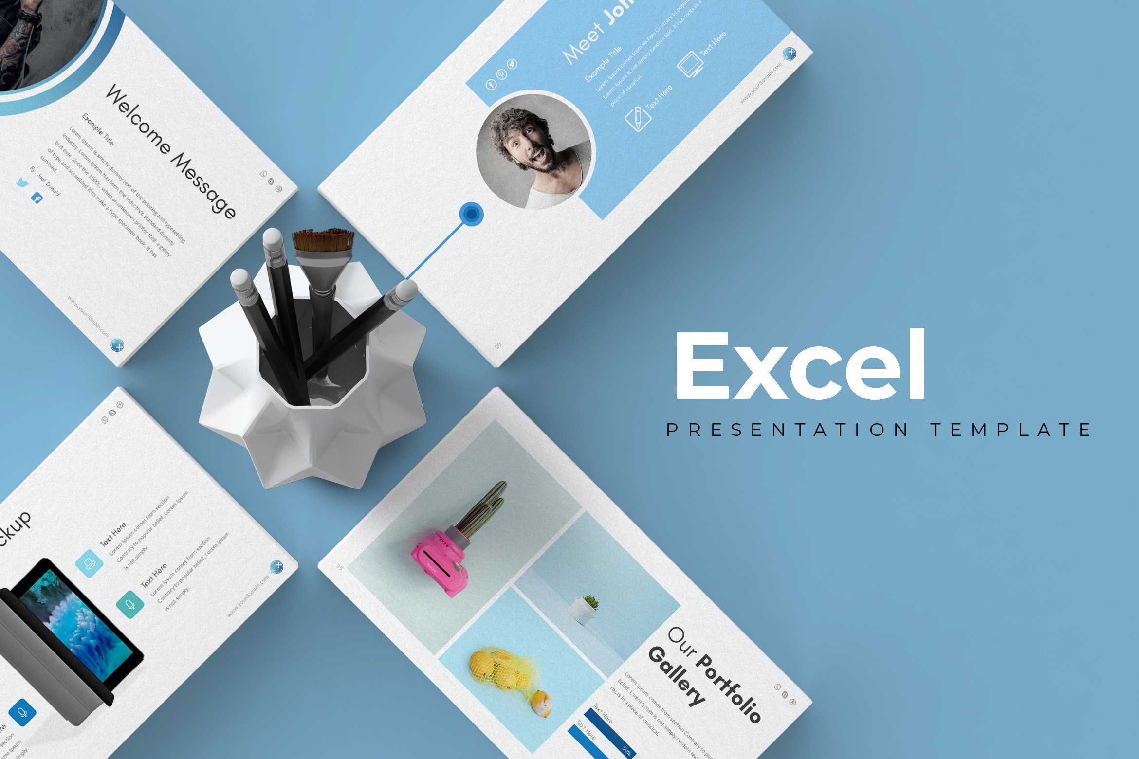 Excel - Google Slides Template, a Presentation Template by inspirasign