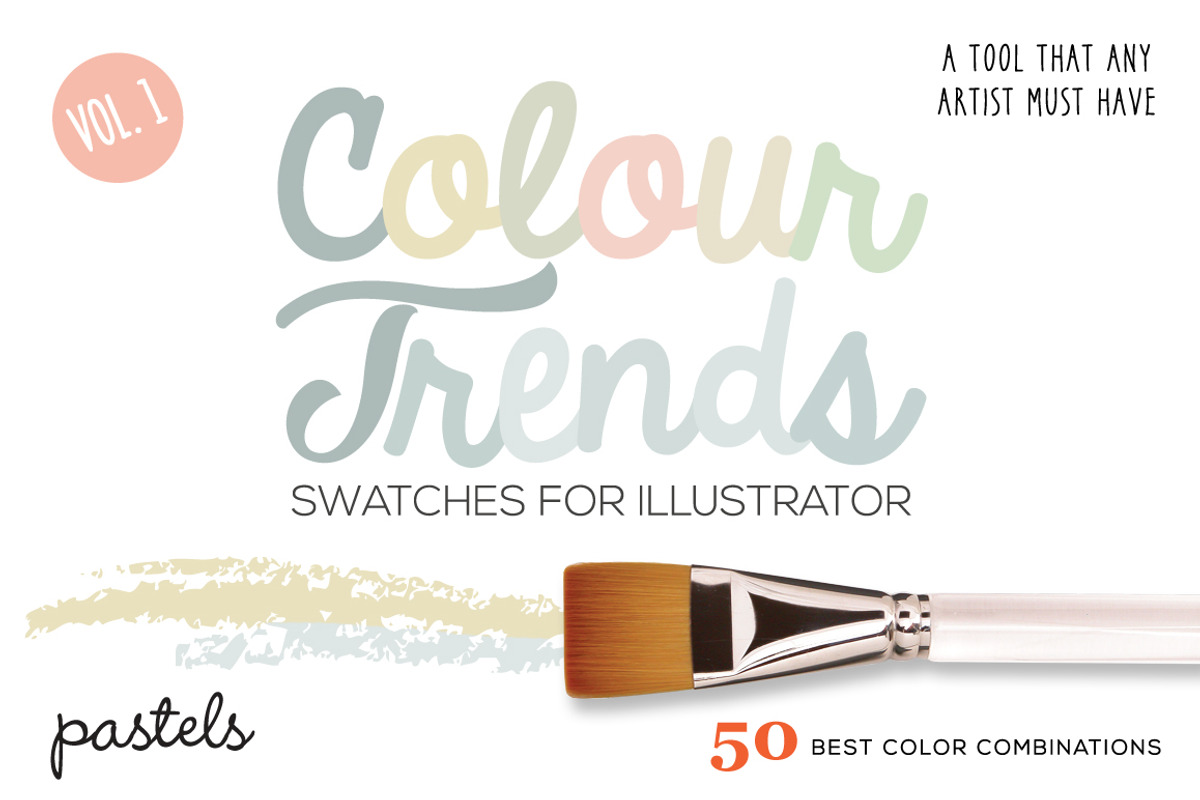 Colour Trends Pastel Swatches Vol1, a Palette Add-On by pixelcolours