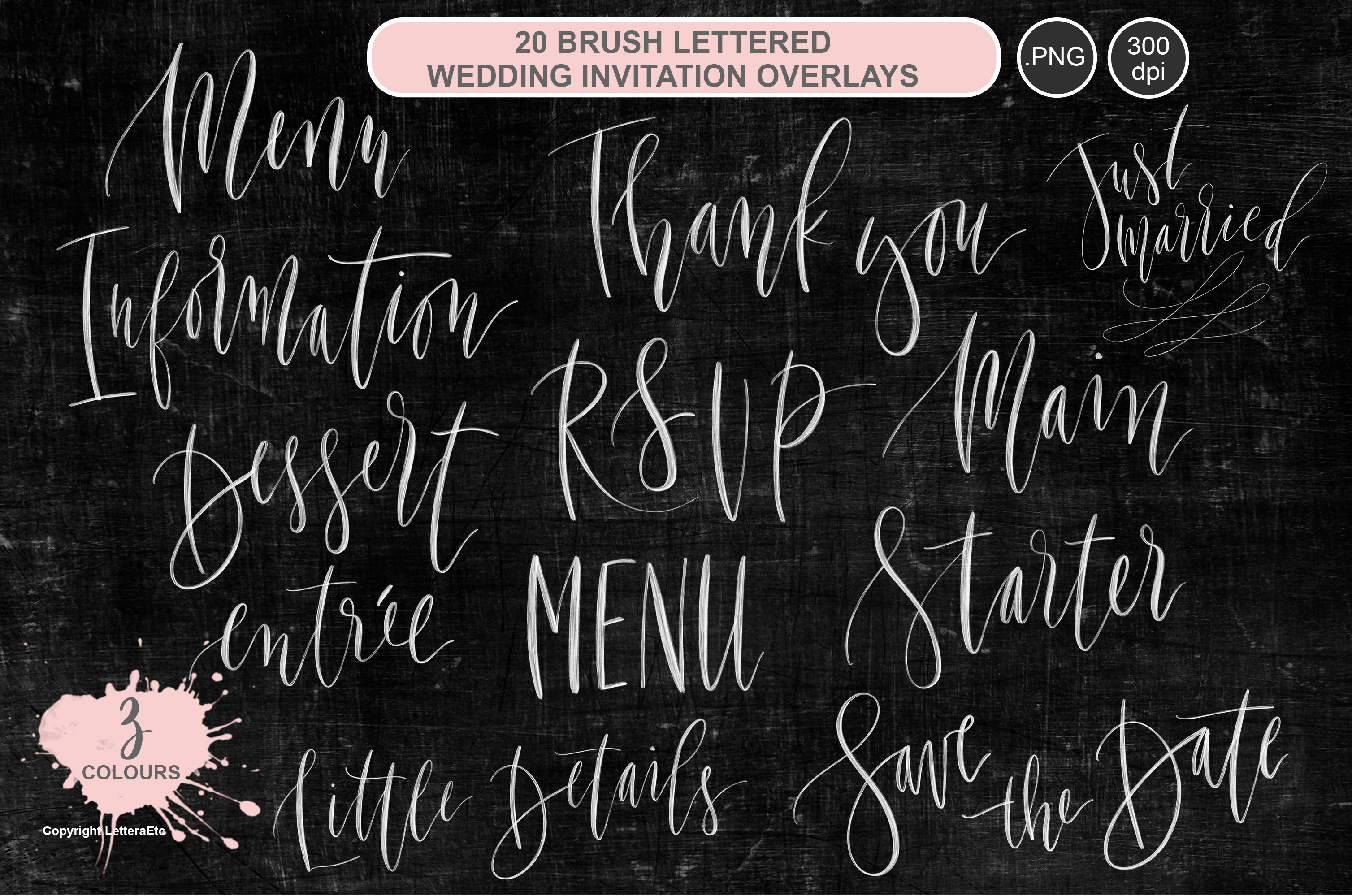 Wedding Invitation Lettering