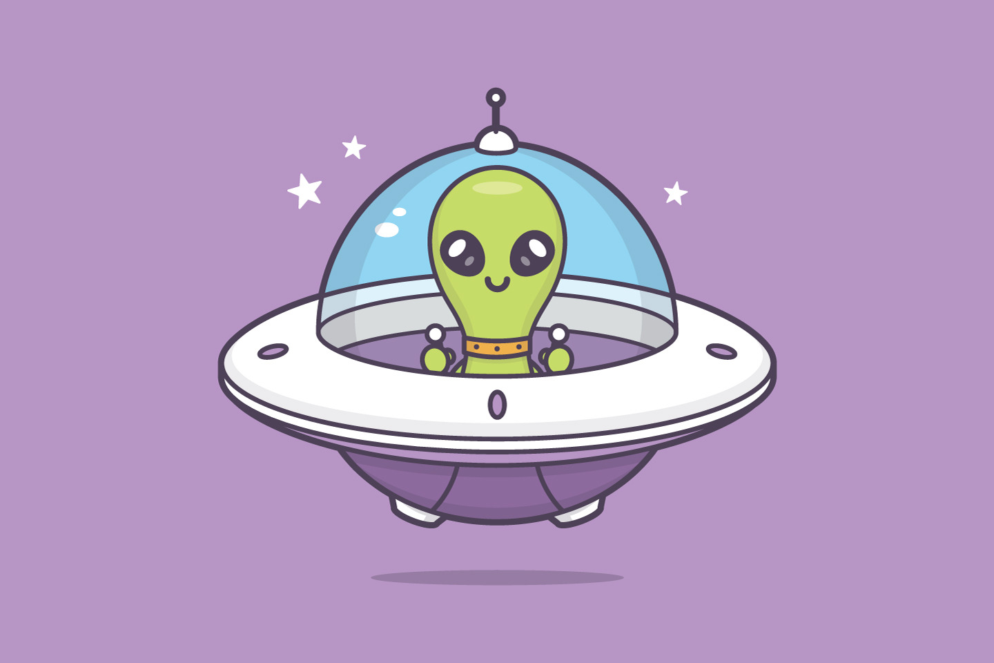 Alien Ship | Illustrations ~ Creative Market