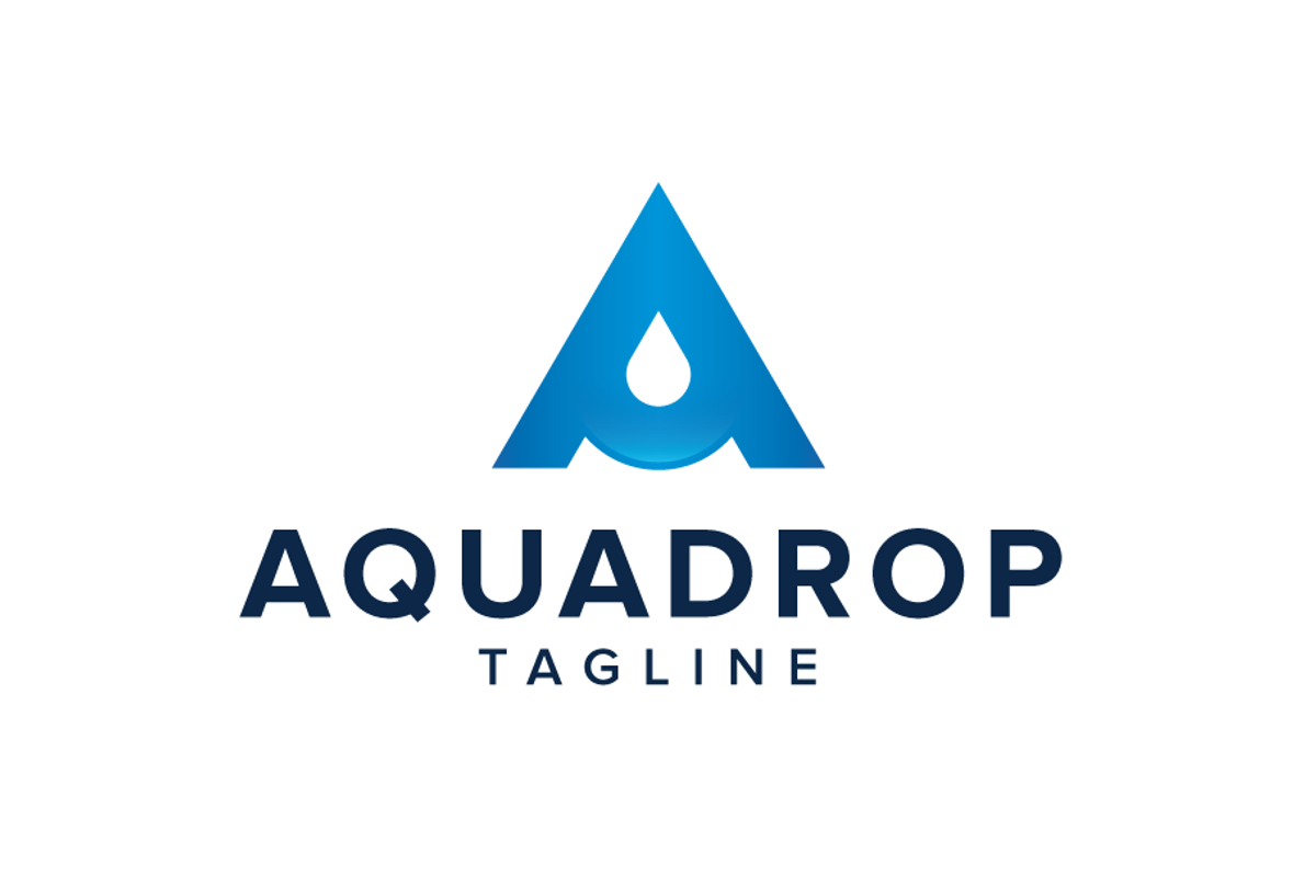 Aqua Drop Logo, a Branding & Logo Template by brandphant