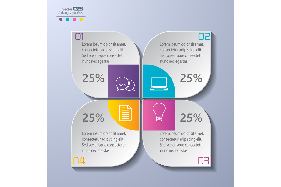 Modern infographics, a Templates & Theme by L_amica