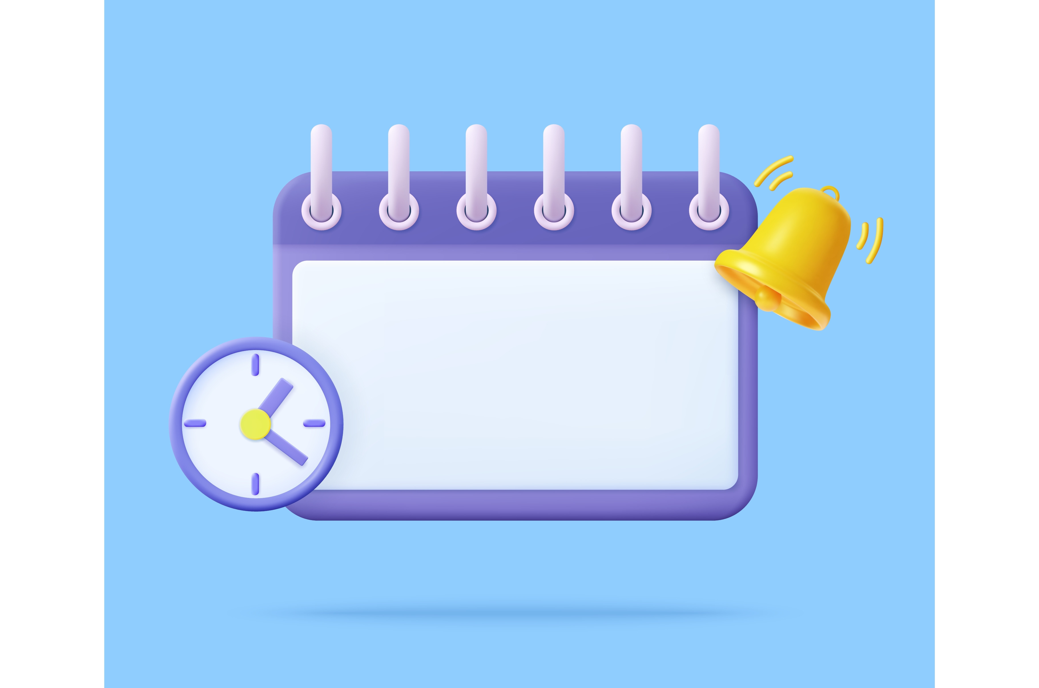 3D reminder in calendar | Graphic Objects ~ Creative Market