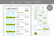 Line Sheet Template Bundle