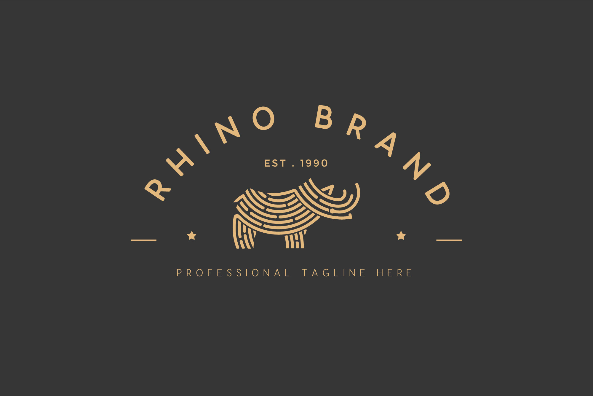 Rhino Technology Logo, a Branding & Logo Template by Creative Corner