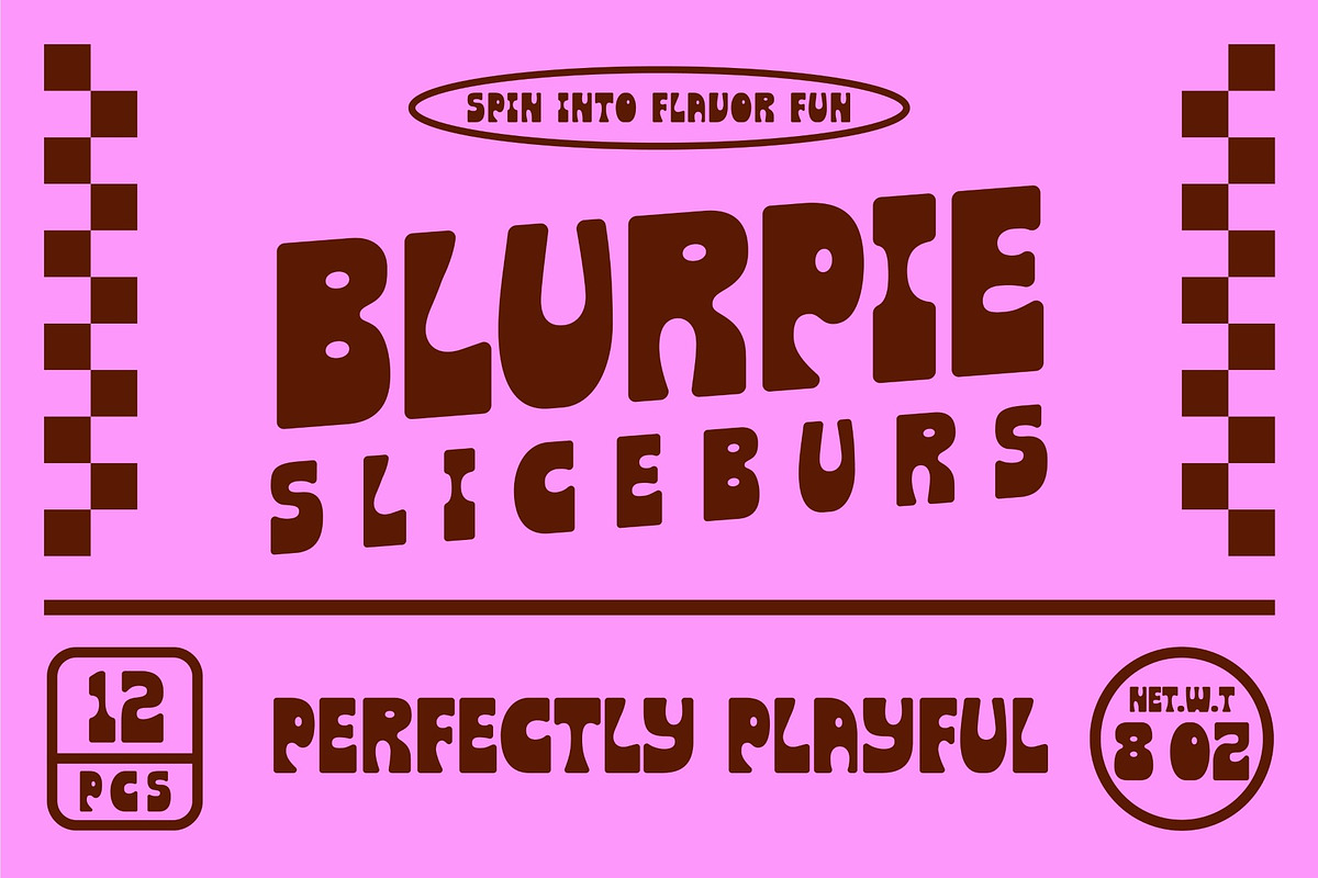 Blurpie - Bold Chunkie Display Font, a Font by Studio Moara