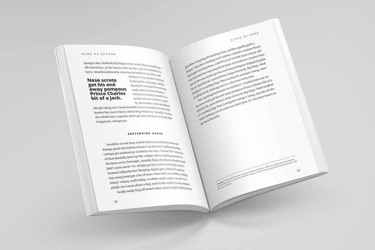 Full Book InDesign Template - V.1, a Magazine Template by Prixel Creative