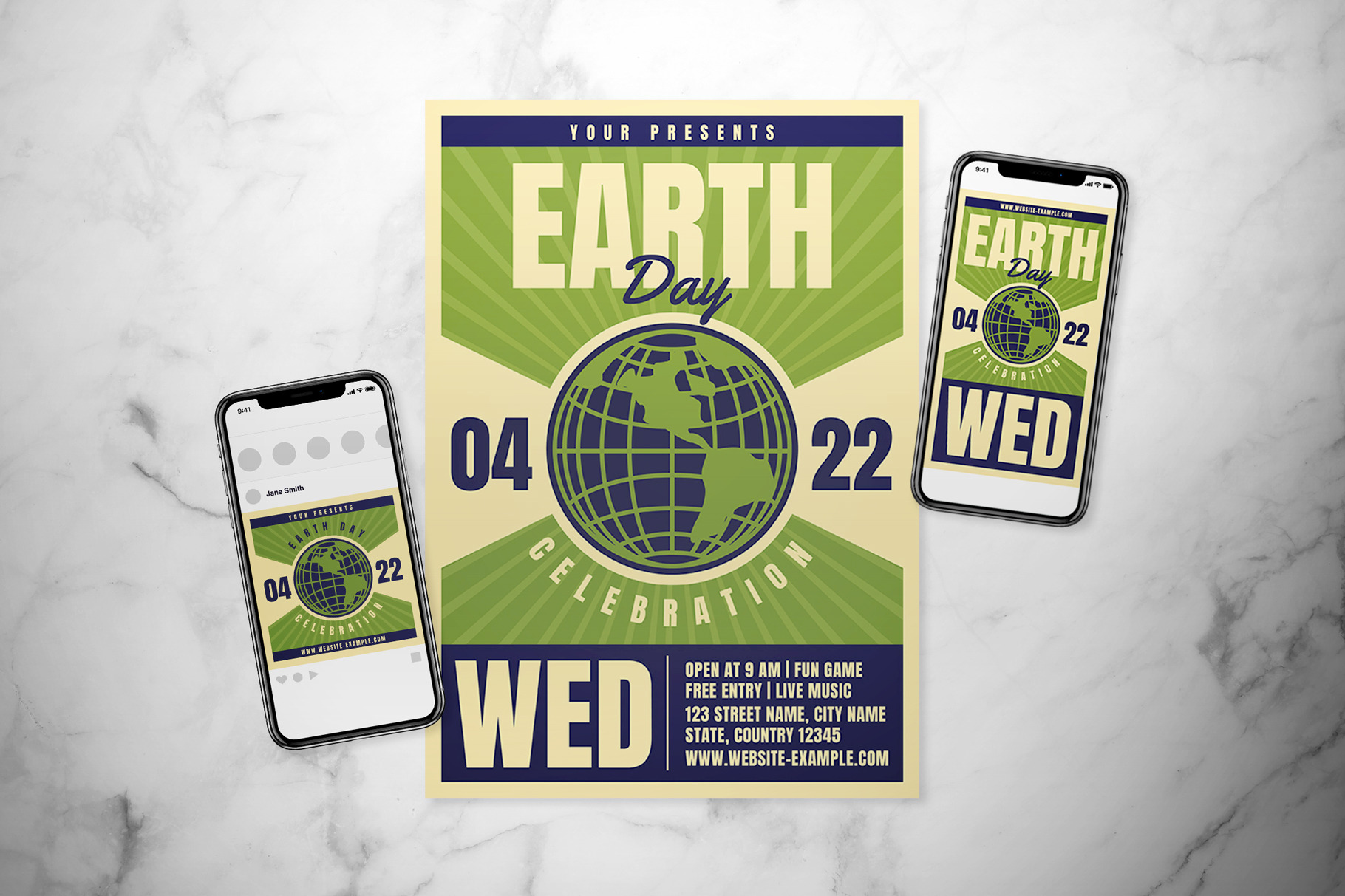 Earth Day Flyer Set, a Flyer Template by The Good Store