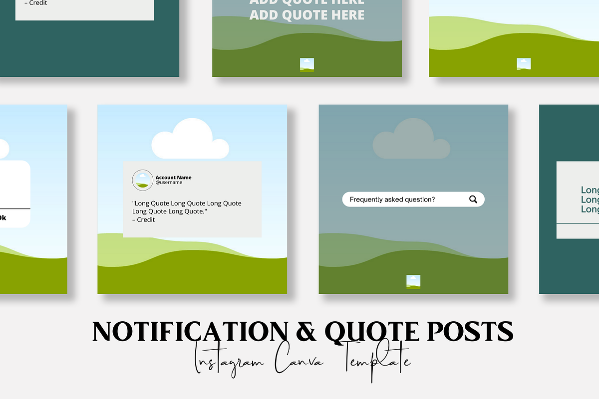 Quote & Notification CANVA Template