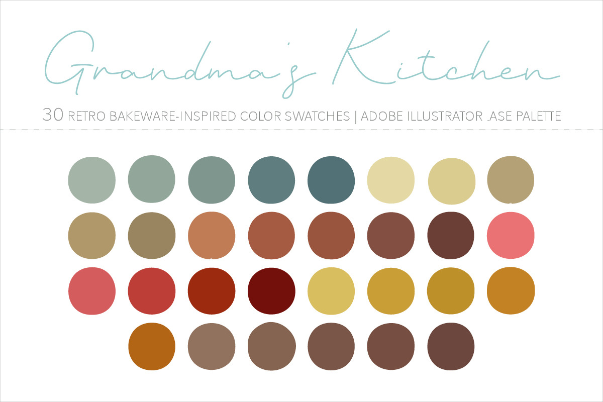 Illustrator Color Palette Bundle V5, a Palette Add-On by Jennadesigns