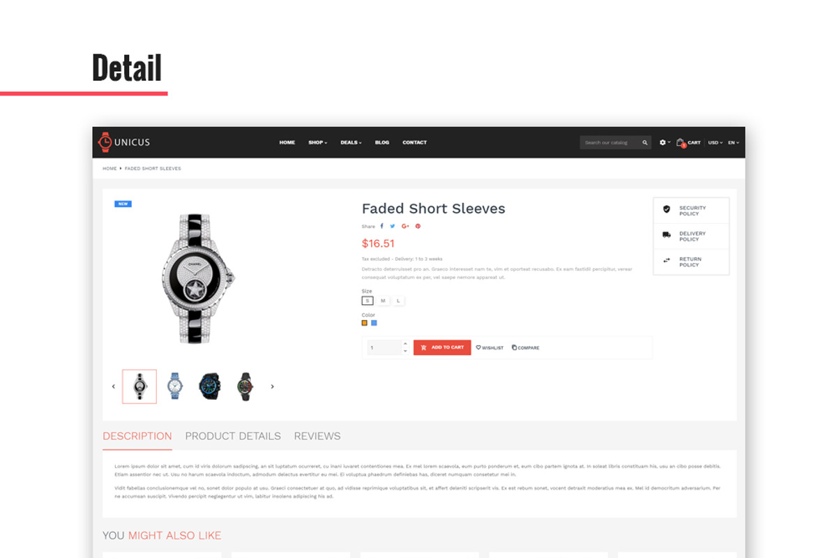 Leo Unicus Responsive Prestashop, a Bootstrap Template by LeoTheme
