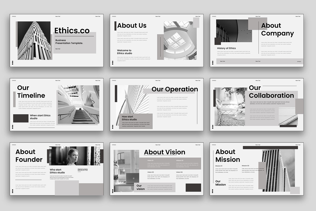 ETHICS - PowerPoint Template, a Presentation Template by kreatifreya ...