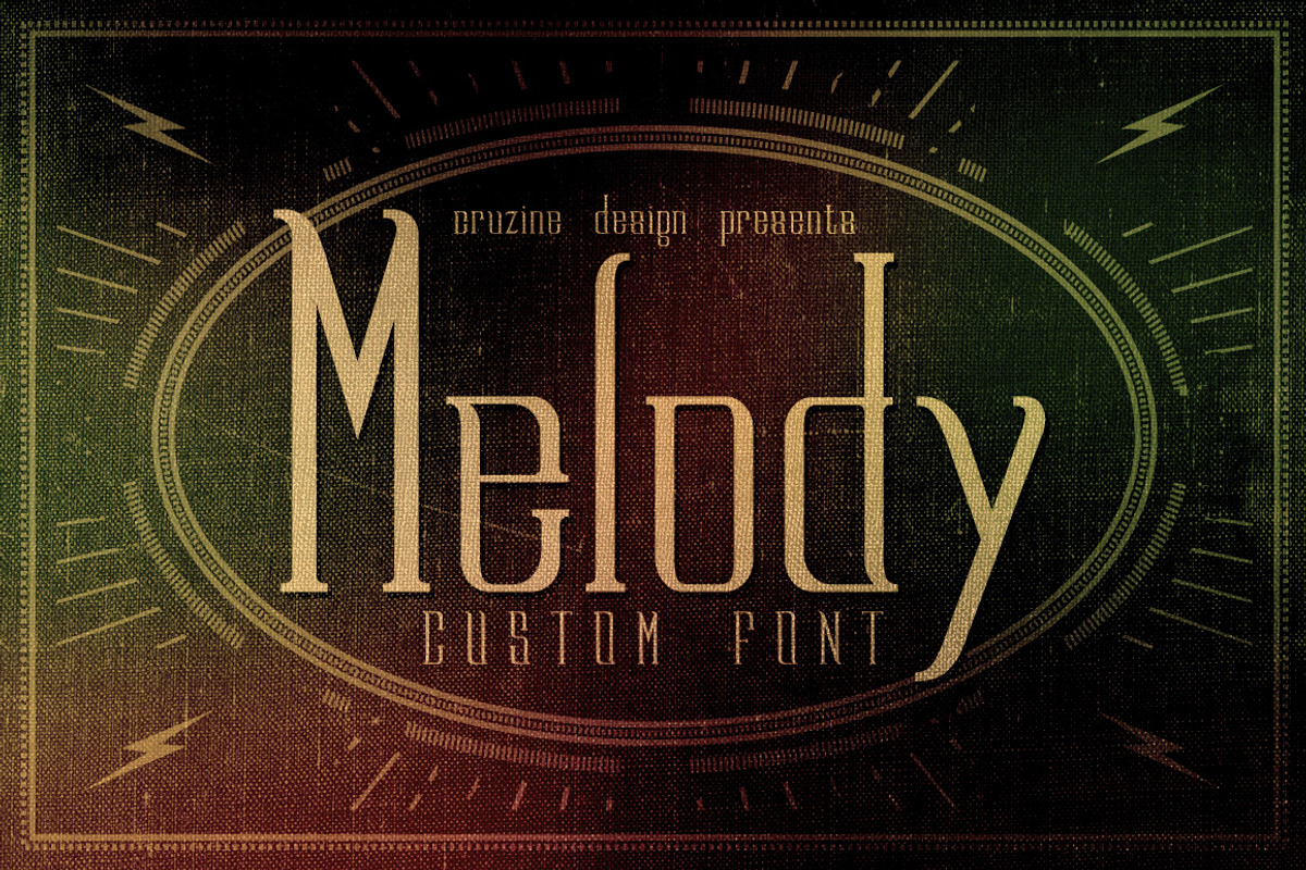 Melody Font, a Serif Font by Cruzine