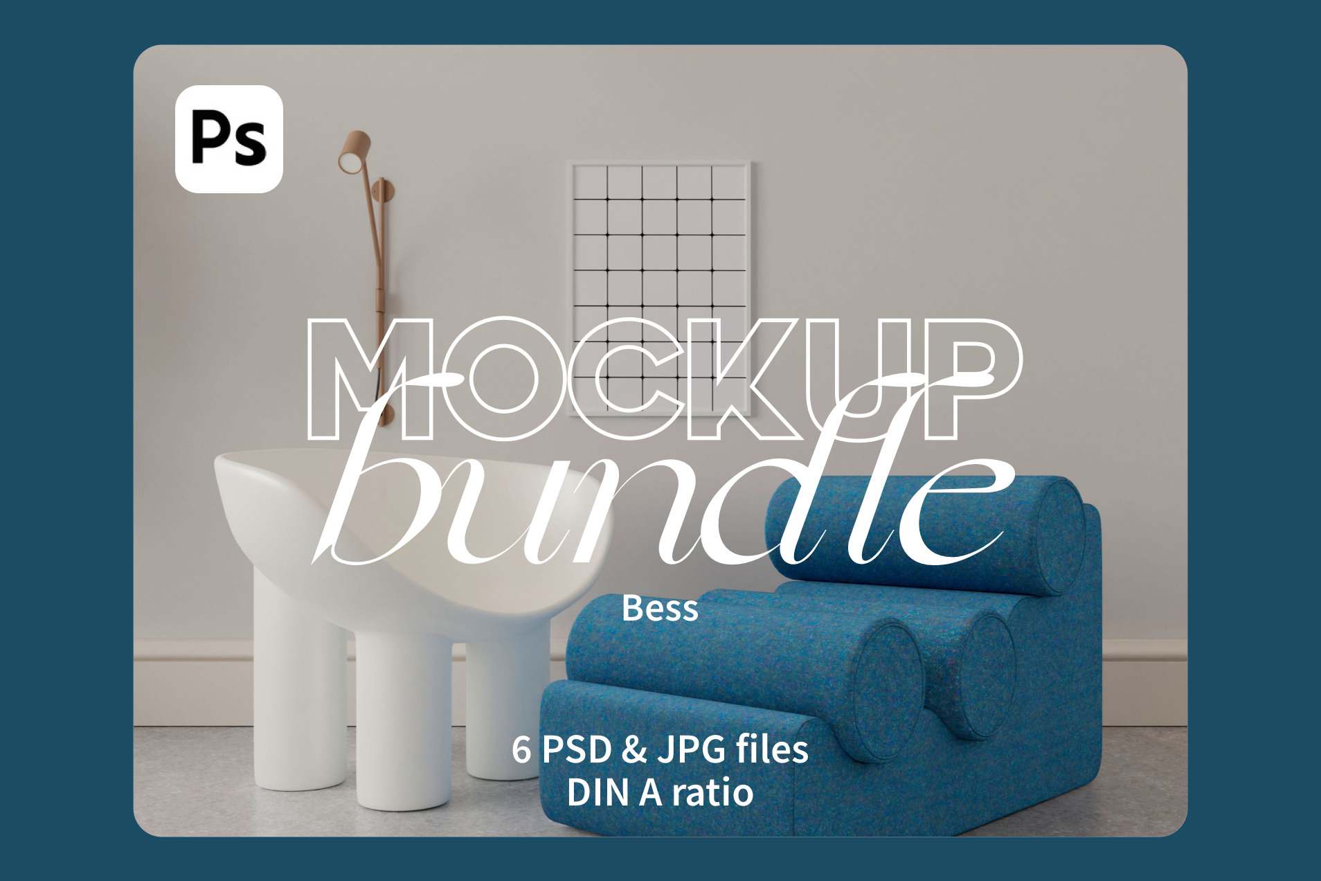 Artwork Frame Mockup Bundle BESS