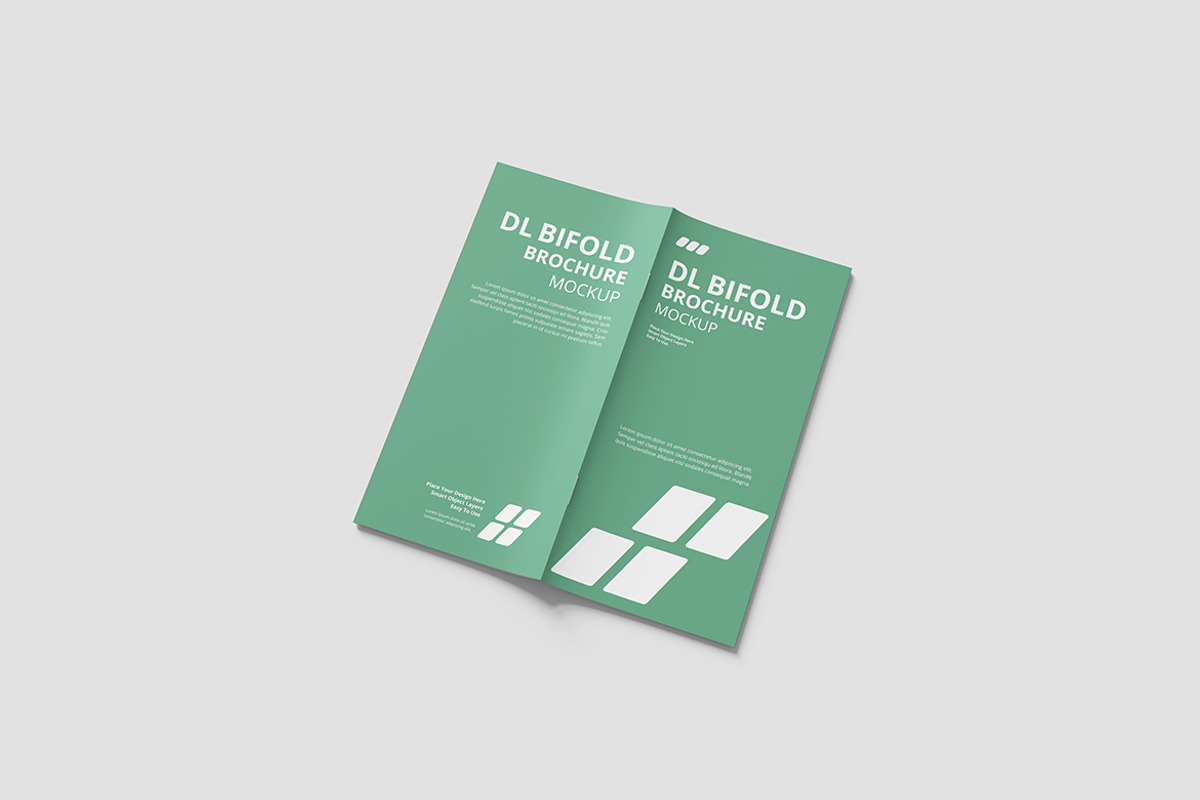 DL Bifold Brochure Mockup, a Product Mockup by Indah